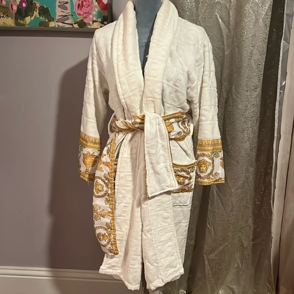 Versace | Intimates & Sleepwear | Versace Monogram Bathrobe | Poshmark